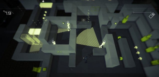 Line of sight view - using stencil to create textured and masked view ...